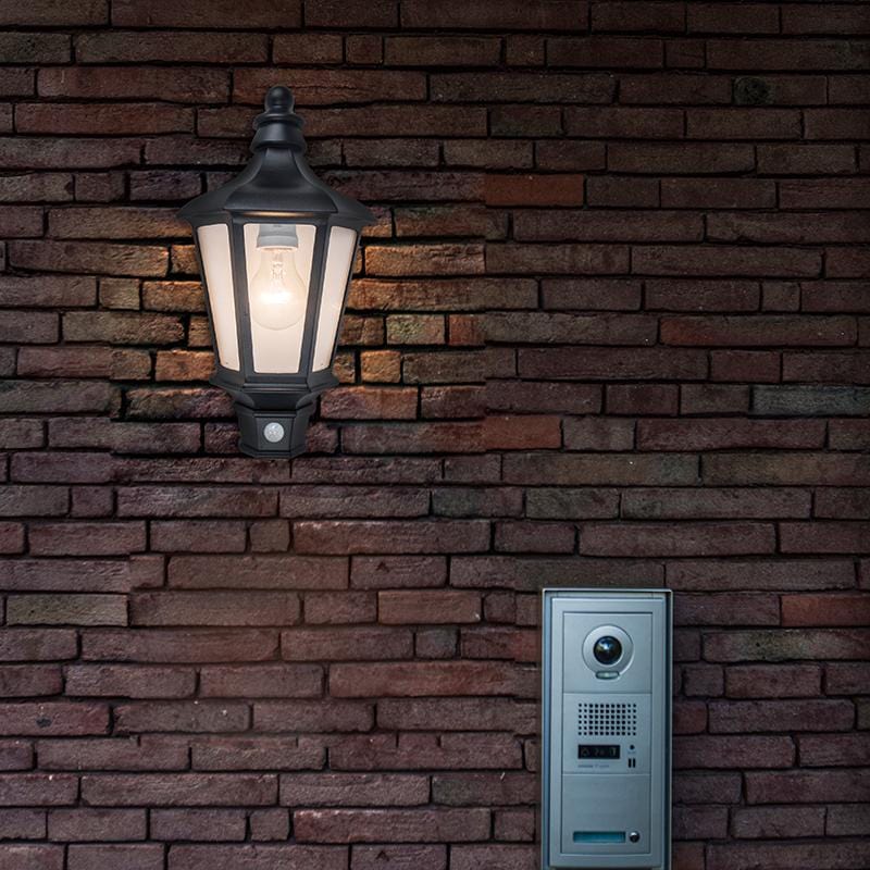 Lutec Cotswold Flush Coach Lantern With PIR – Lite Shop